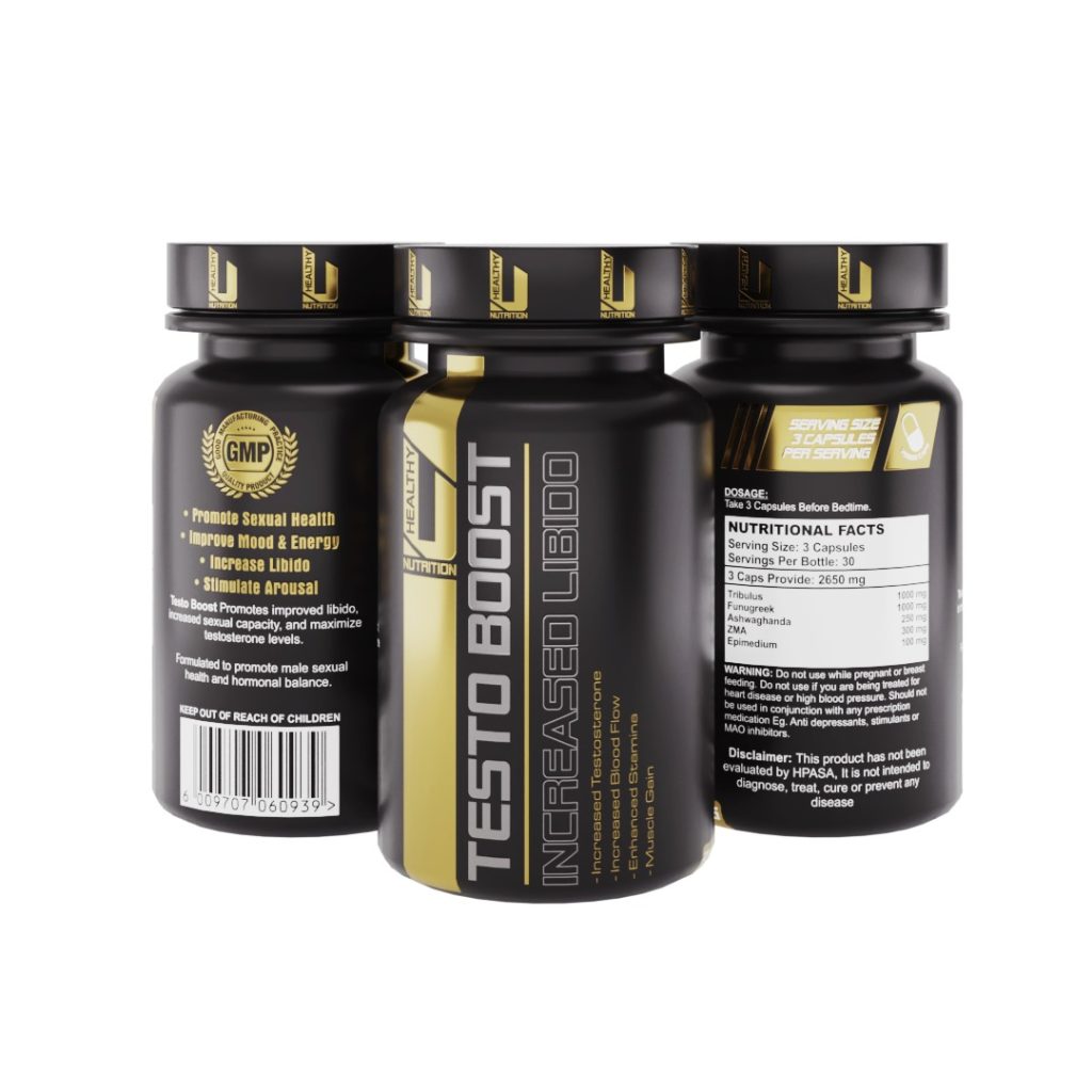 HEALTHY U NUTRITION TESTO BOOST – ANABOLICS SA
